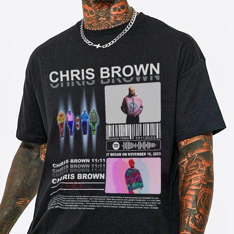 Chris Brown Breezy Bowl XX Tour 2025 Jersey, Chris Brown 2025 Concert ...