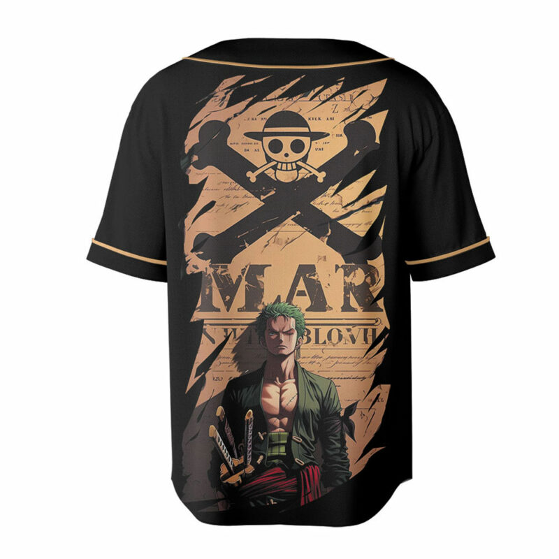 One Piece Zoro Jersey, One Piece Anime Jersey Shirt, Zoro Anime Manga ...