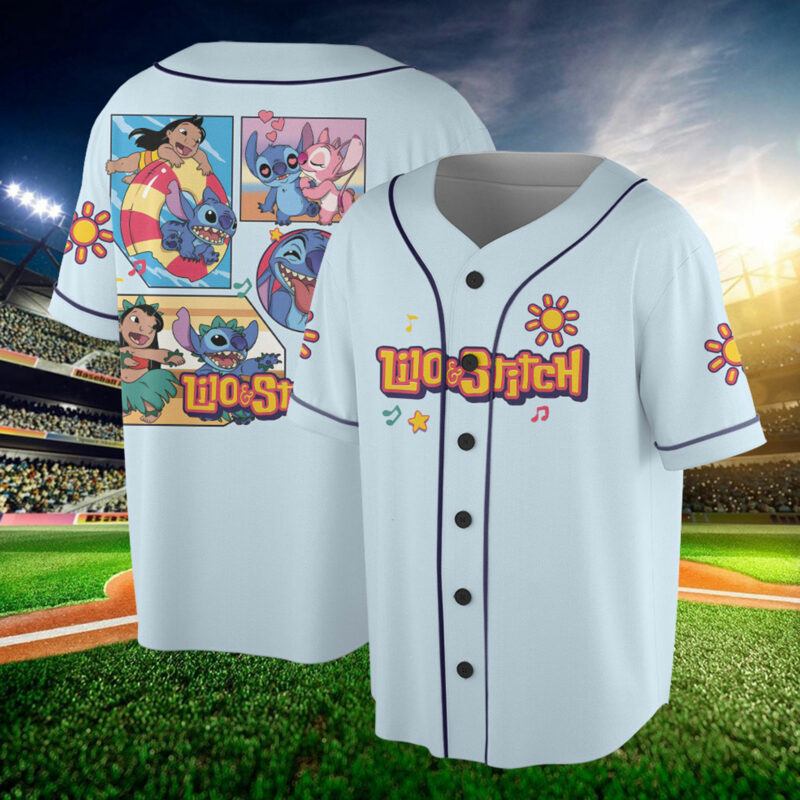 Disney Stitch Jersey, Stitch Baseball Jersey, Lilo and Stitch, Gift for ...