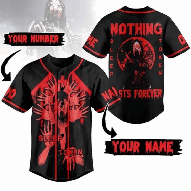 Sleep Token Nothing Lasts Forever Custom Baseball Jersey – benietee