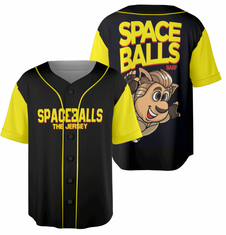 Spaceballs The Jersey Mel Brooks, Space Balls Bros. Baseball Jersey ...