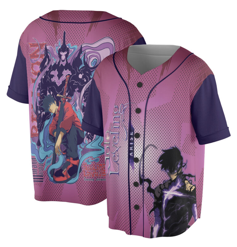 Solo Leveling Baseball Jersey, Seong Anime Jersey - Benietee Shop