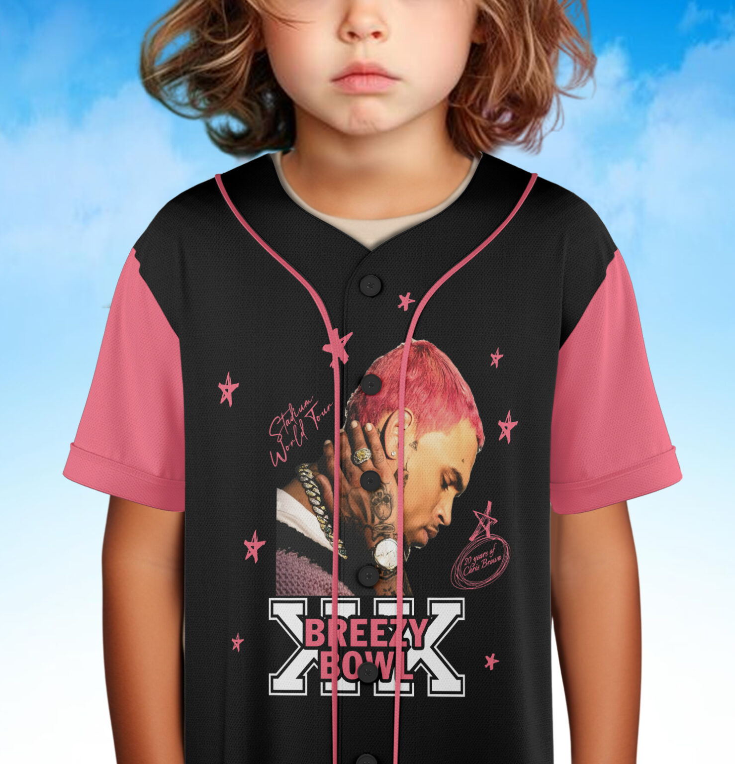 Chris Brown Breezy Bowl Tour 2025 Jersey - Benietee Shop