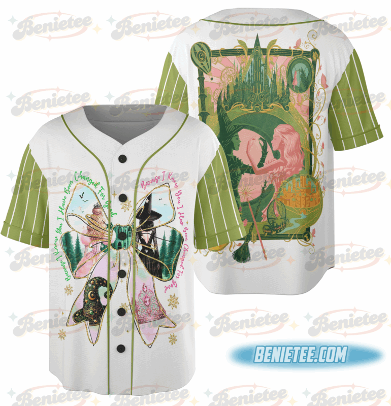 Wicked Elphaba Glinda Baseball Jersey, Universal Exclusive 2025 ...